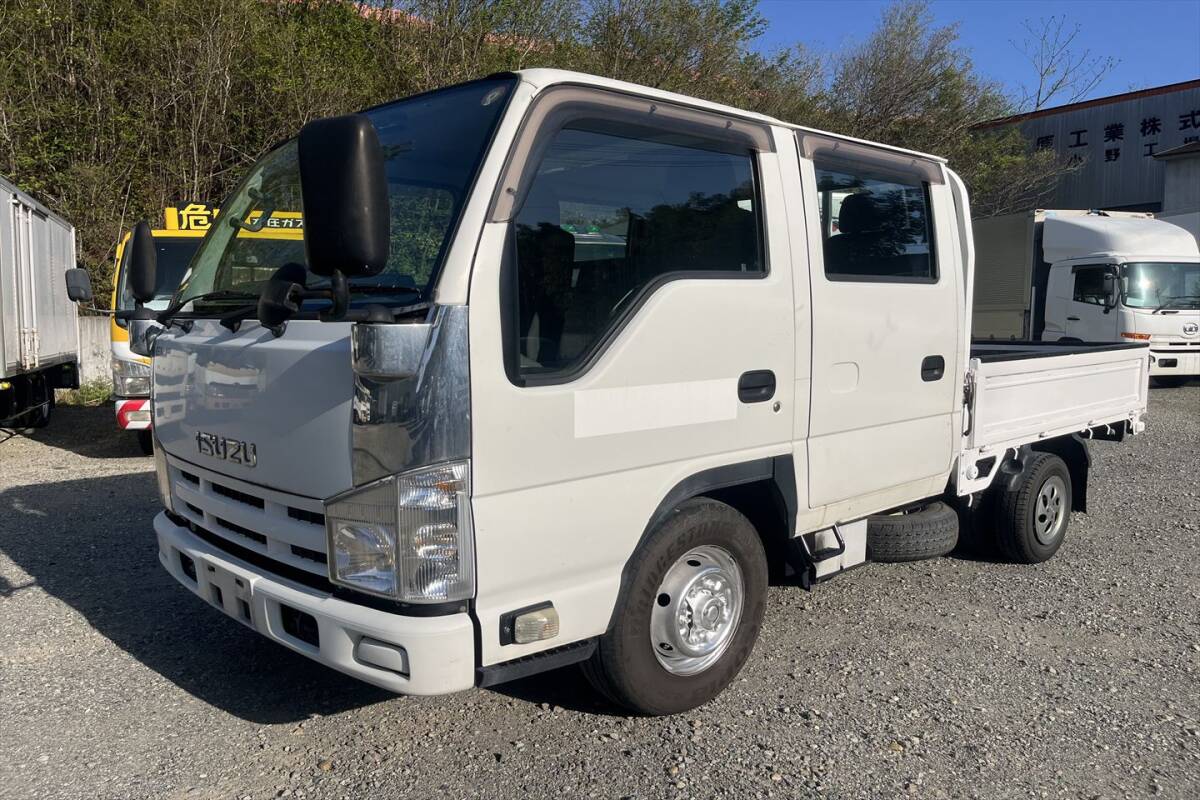 Yahoo!オークション - 動画有 売り切り H24年 いすゞ エルフ ELF Wキャ...