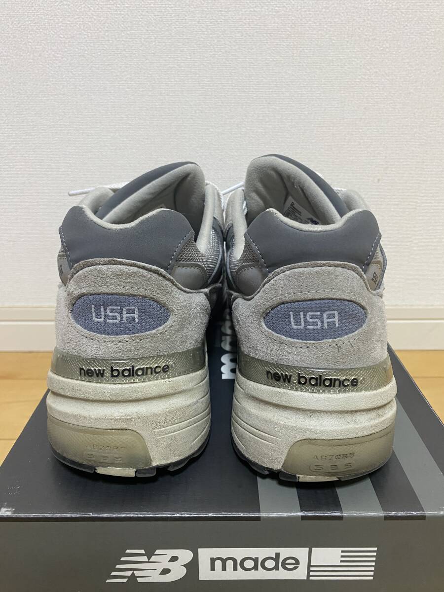 Yahoo!オークション - New Balance 992 GR ニューバランス 27.5cm グレ...