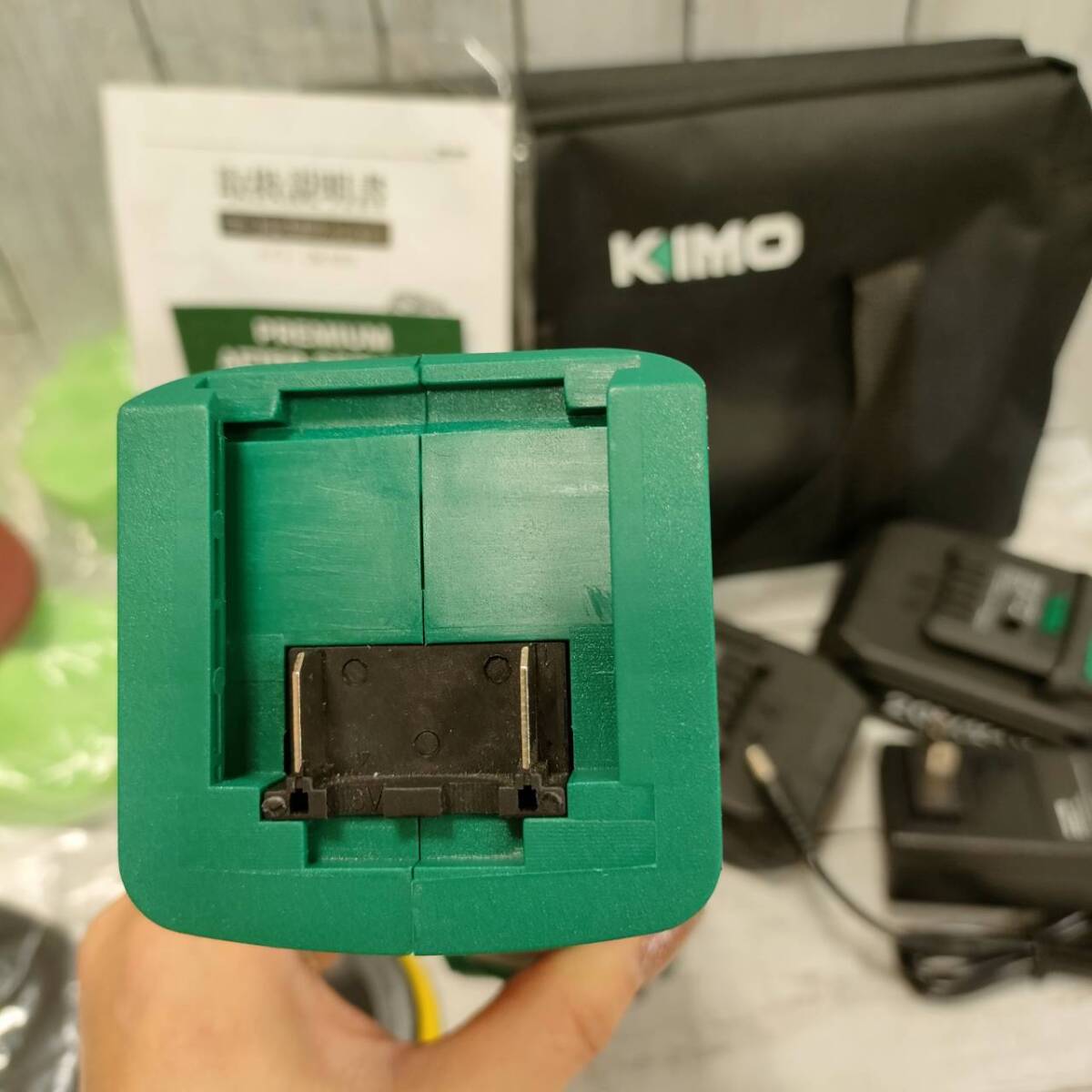 Yahoo!オークション - KIMO 20Vコードレスバッファーポリッシャーキッ...