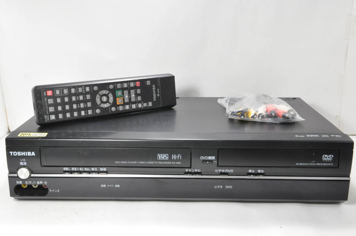 Yahoo!オークション - 美品 東芝 SD-V800 VHS/DVD一体型ビデオデッキ ...