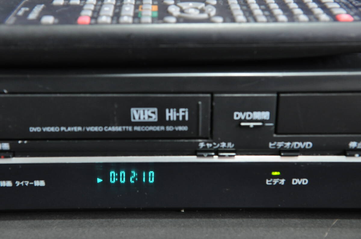 Yahoo!オークション - 美品 東芝 SD-V800 VHS/DVD一体型ビデオデッキ ...