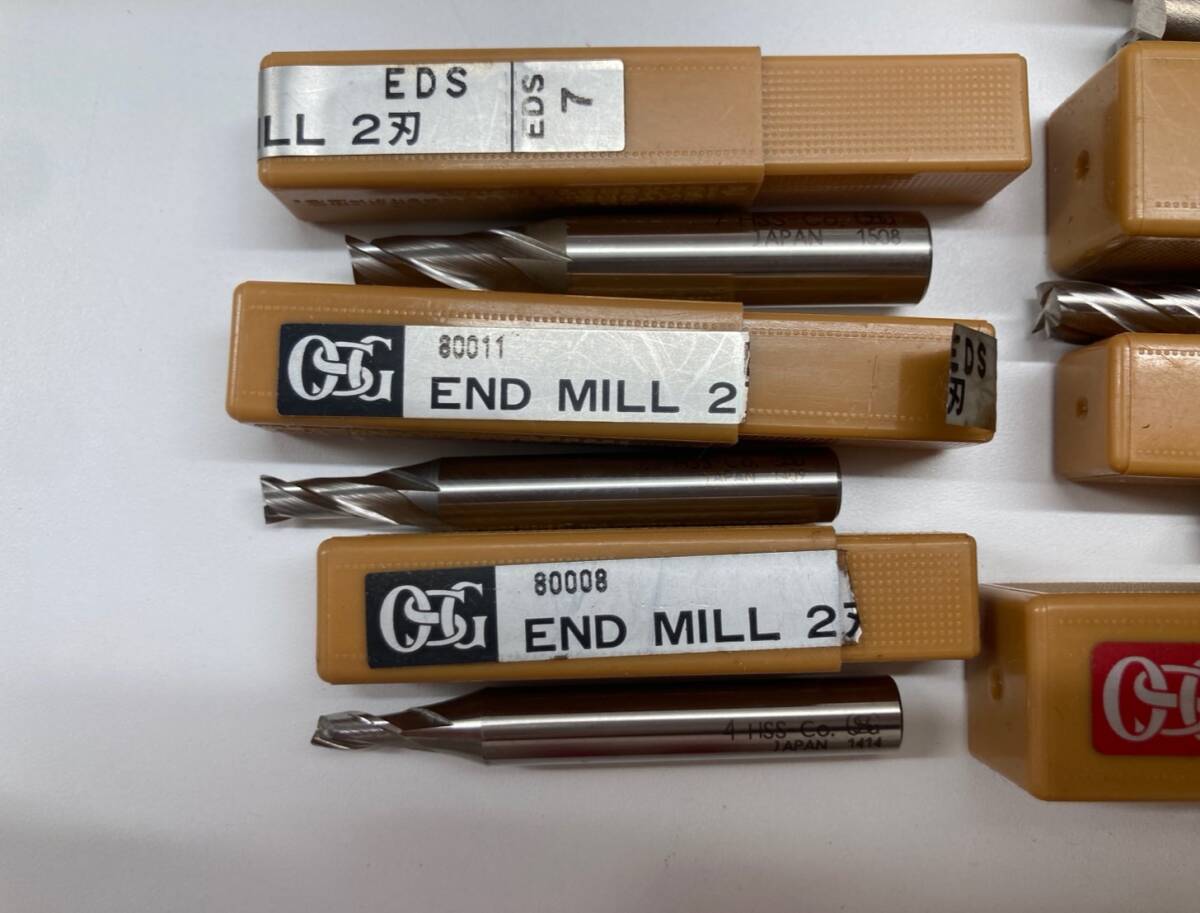 Yahoo!オークション - 中古品 エンドミル OSG 11本セット 2刃 4刃 ENDM...