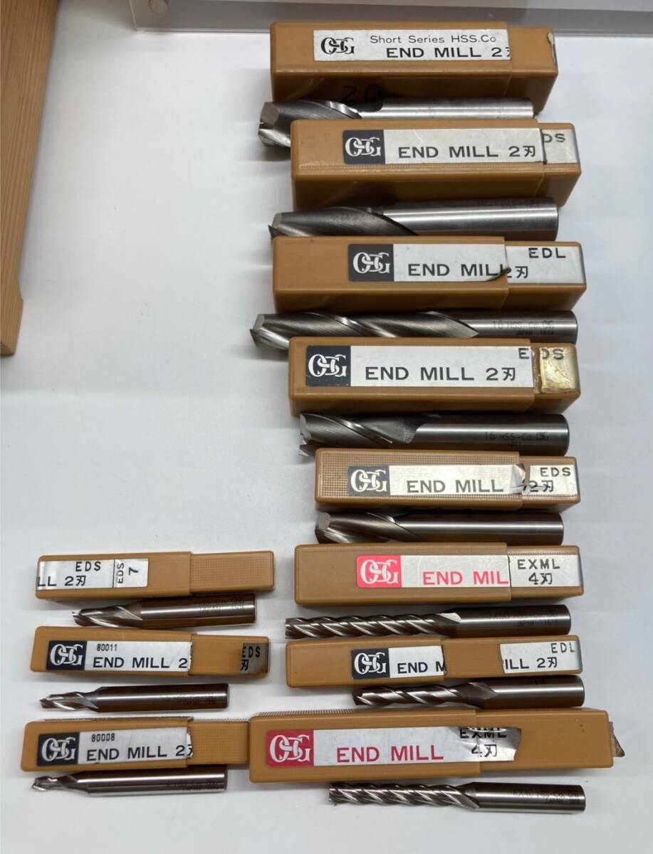 Yahoo!オークション - 中古品 エンドミル OSG 11本セット 2刃 4刃 ENDM...