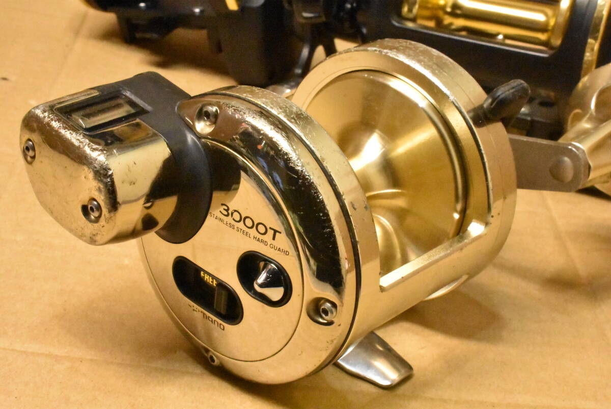 日本代購代標第一品牌【樂淘letao】－石鯛リール3個 「海魂 3000T」 「グランウェーブ-X 50SHC」 「シーライン 30SH」シマノ/ダイワ