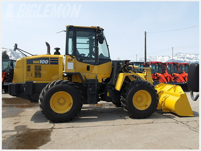 Yahoo!オークション - タイヤショベル(ホイールローダー) コマツ WA100...