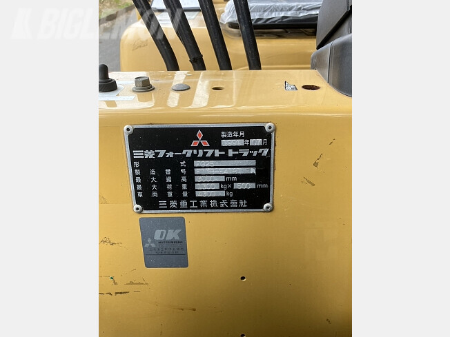Yahoo!オークション - フォークリフト 三菱 FG25 1999年 8 383h /2.5t/...