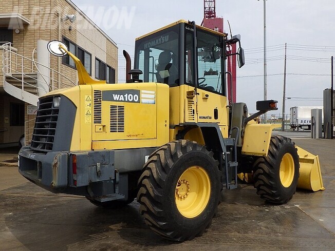 Yahoo!オークション - タイヤショベル(ホイールローダー) コマツ WA100...