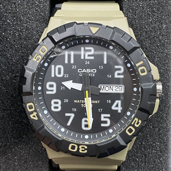 Yahoo!オークション - J285 6未使用 可動 CASIO カシオ 腕時計 メンズ...