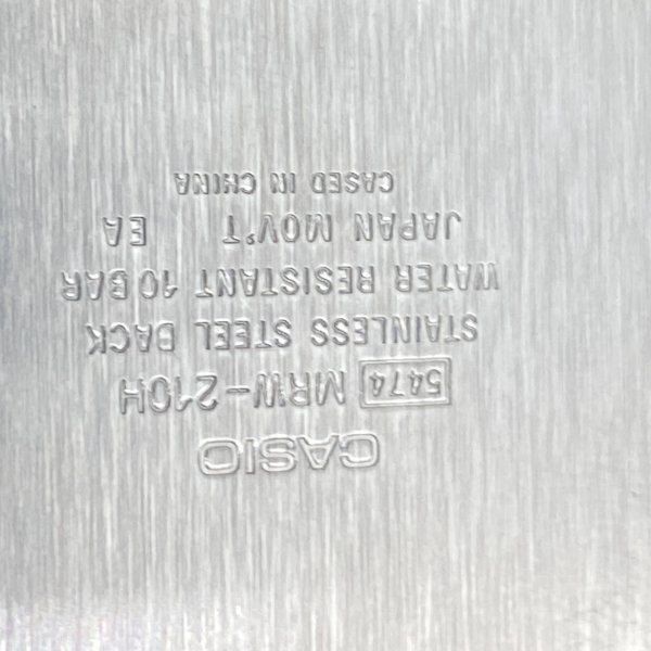 Yahoo!オークション - J285 6未使用 可動 CASIO カシオ 腕時計 メンズ...