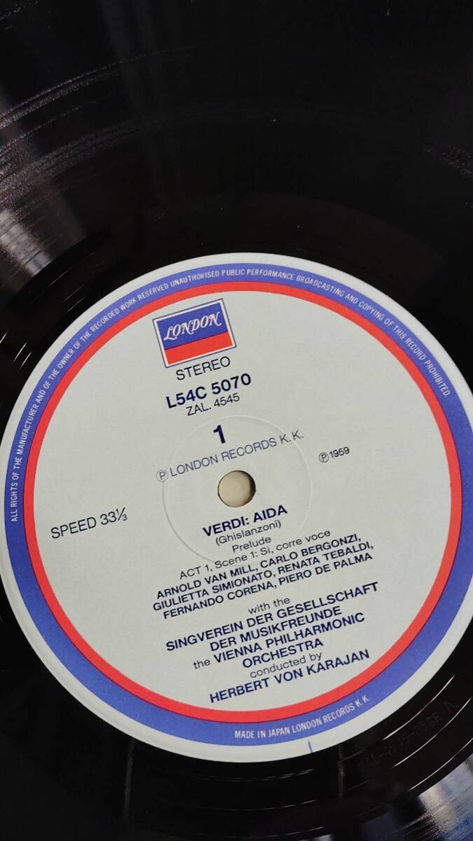 Yahoo!オークション - ヴルディ 歌劇「アイ|ダ』全曲/L54C 5072/2/LP/A...