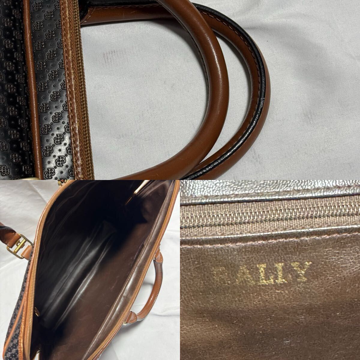 Yahoo!オークション - 美品 A4 BALLY バリー ビジネスバッグ ブリーフ...