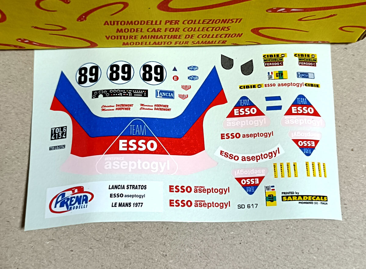 Yahoo!オークション - 出品終了 ランチア ストラトス ターボ ESSO Asep...