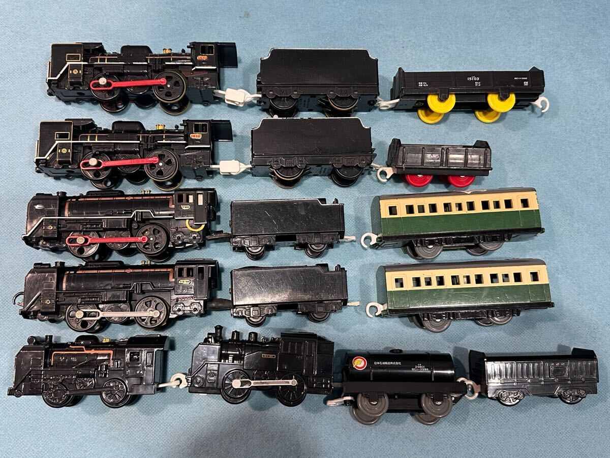 Yahoo!オークション - プラレール SL 蒸気機関車 車両 大量まとめ売り ...