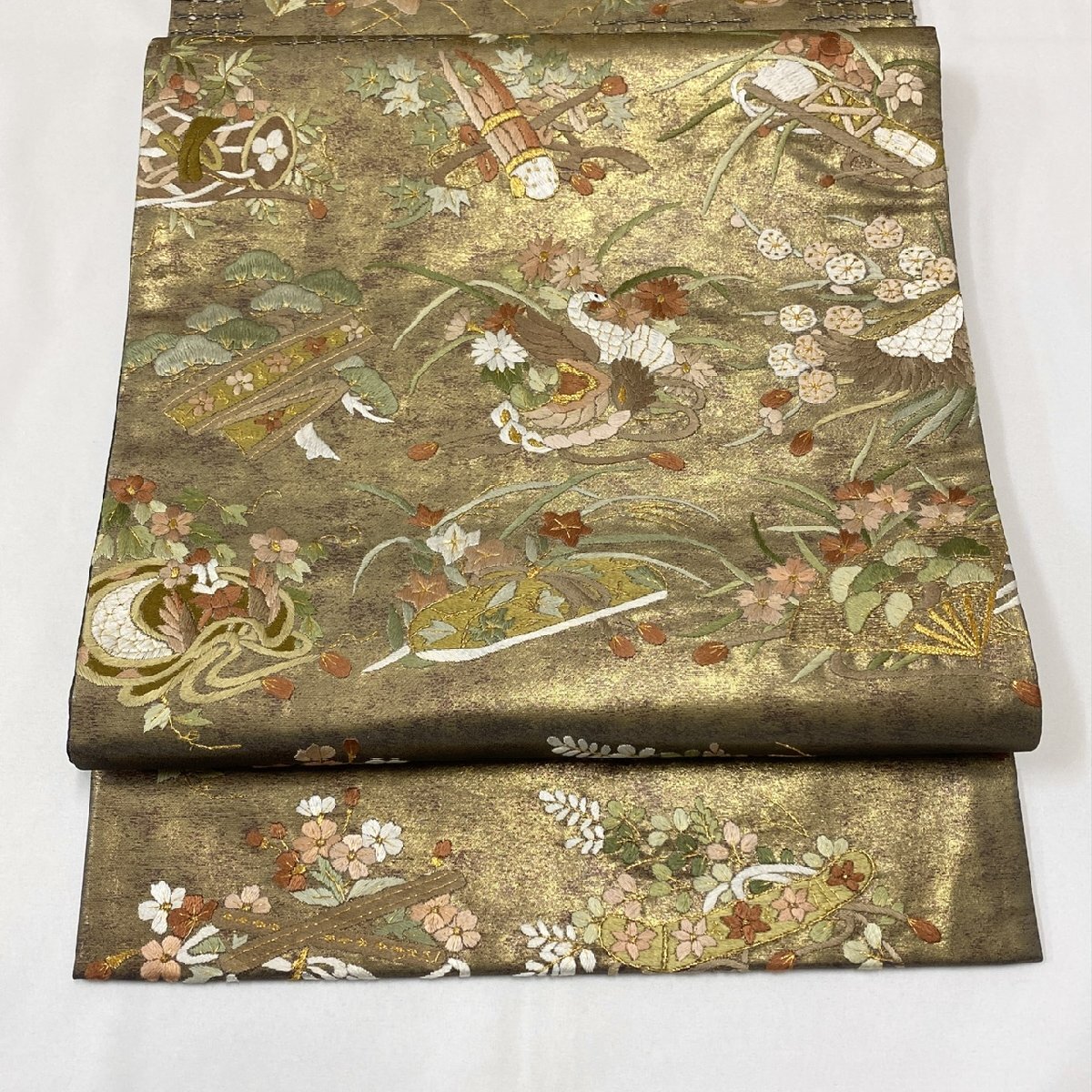 着物月花 三大総刺繍 仙頭刺繍 相良刺繍 蘇州刺繍 引箔 花鳥文様 着物月花 三大総刺繍 仙頭刺繍 相良刺繍 蘇州刺繍 引箔 花鳥文様