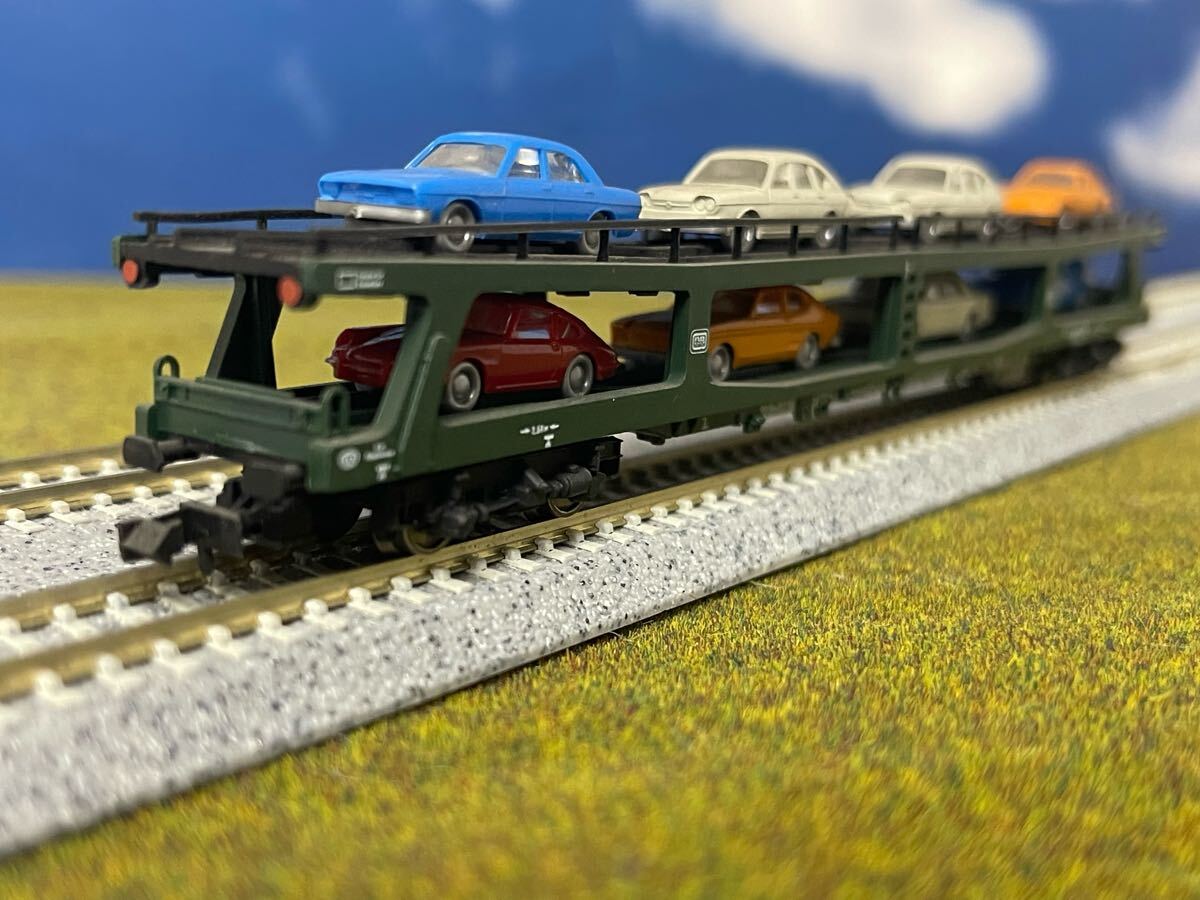 Yahoo!オークション - Nゲージ 鉄道模型 FLEISCHMANN 8285 車積貨車 自...