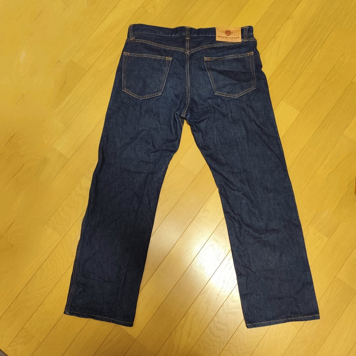 Yahoo!オークション - 児島ジーンズ 13oz ケブラーダブルニーストレー...