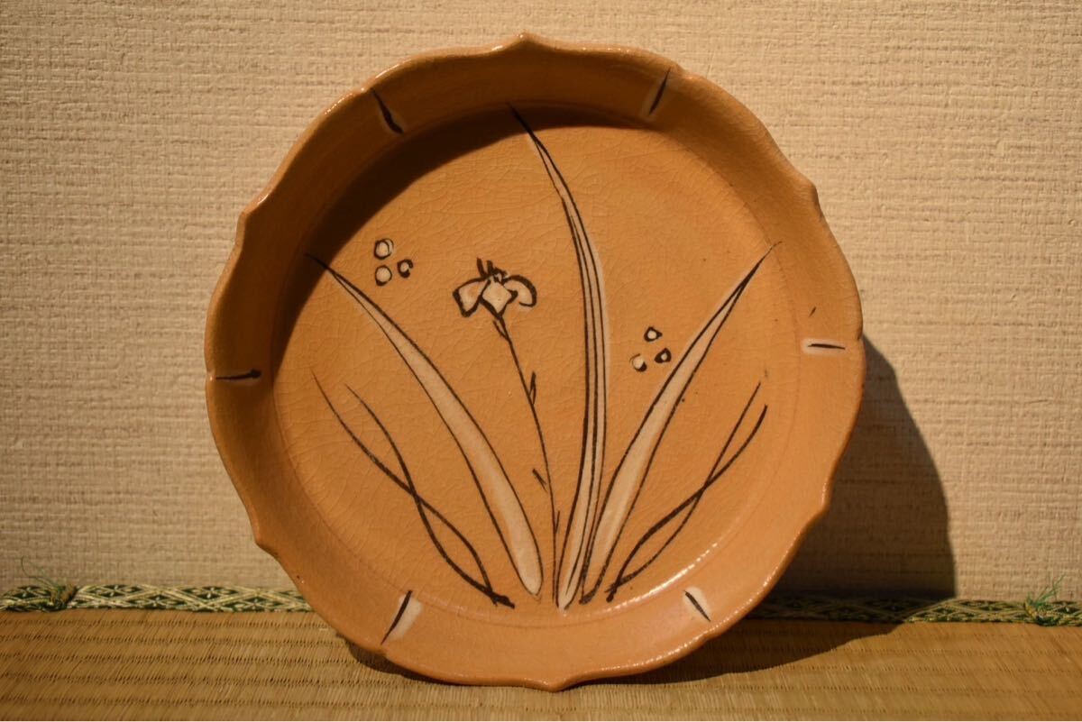GE Z482 コレクター所蔵品 時代 赤織部菖蒲紋台皿/日本美術 美濃焼 向付 骨董品 時代品 美術品 古美術品(織部)｜売買されたオークション情報、yahooの商品情報をアーカイブ公開 ...
