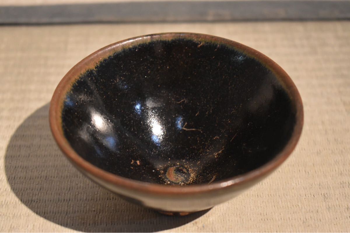 Yahoo!オークション - 【GE】Y654【コレクター所蔵品】時代 天目茶碗/...