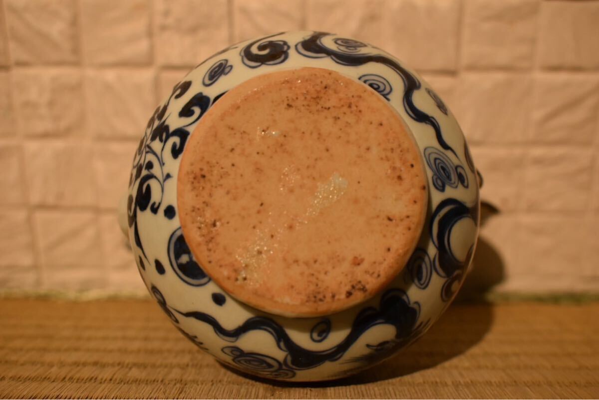 Yahoo!オークション - 【GE】E399【コレクター所蔵品】時代 染付水注/...