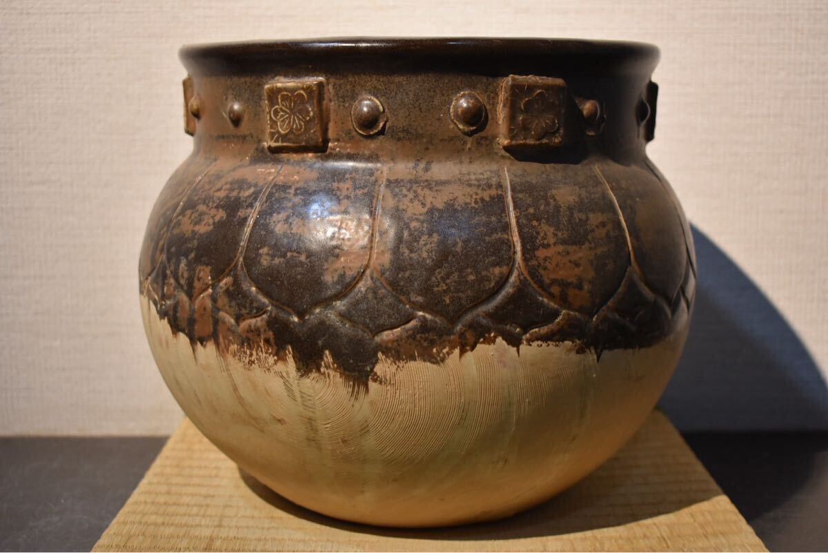 Yahoo!オークション - 【GE】Y700【コレクター所蔵品】時代 磁州窯壺/...