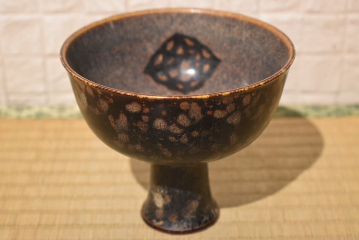 Yahoo!オークション - 【GE】E481【コレクター所蔵品】時代 天目馬上杯...