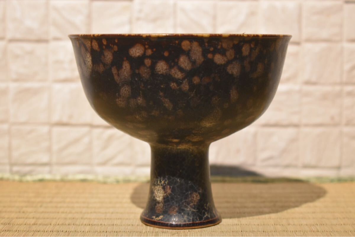 Yahoo!オークション - 【GE】E481【コレクター所蔵品】時代 天目馬上杯...