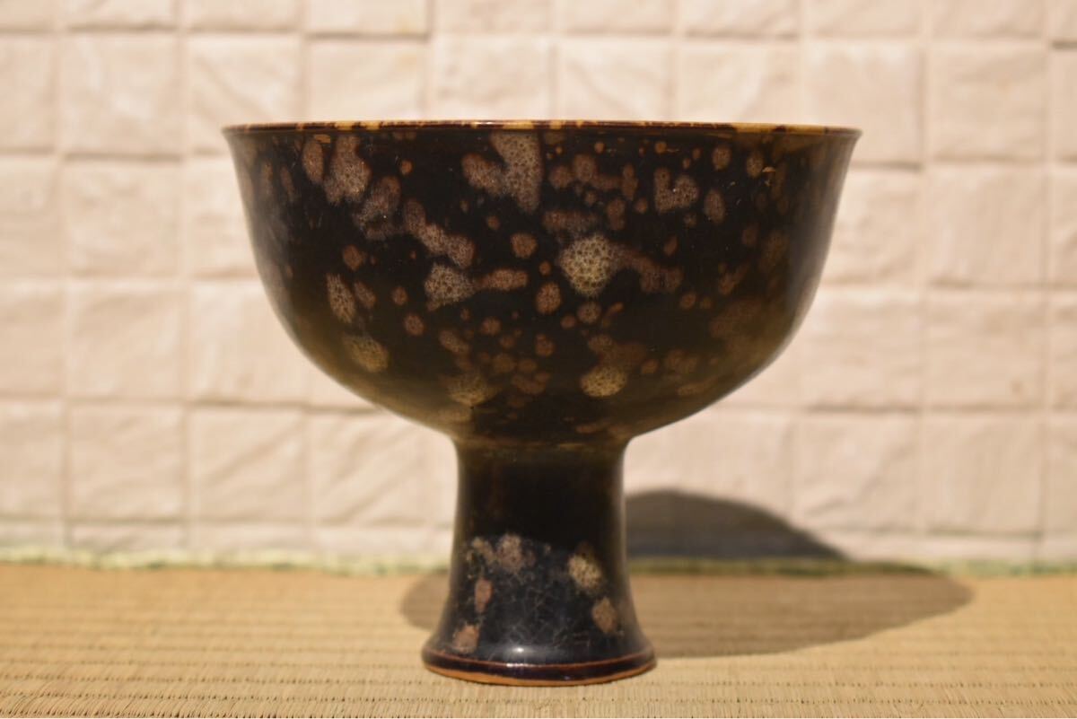 Yahoo!オークション - 【GE】E481【コレクター所蔵品】時代 天目馬上杯...