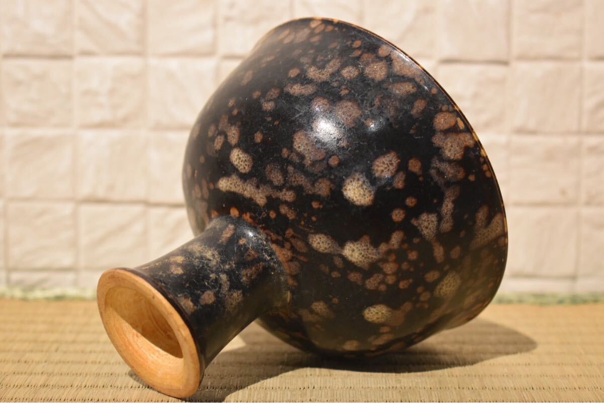 Yahoo!オークション - 【GE】E481【コレクター所蔵品】時代 天目馬上杯...