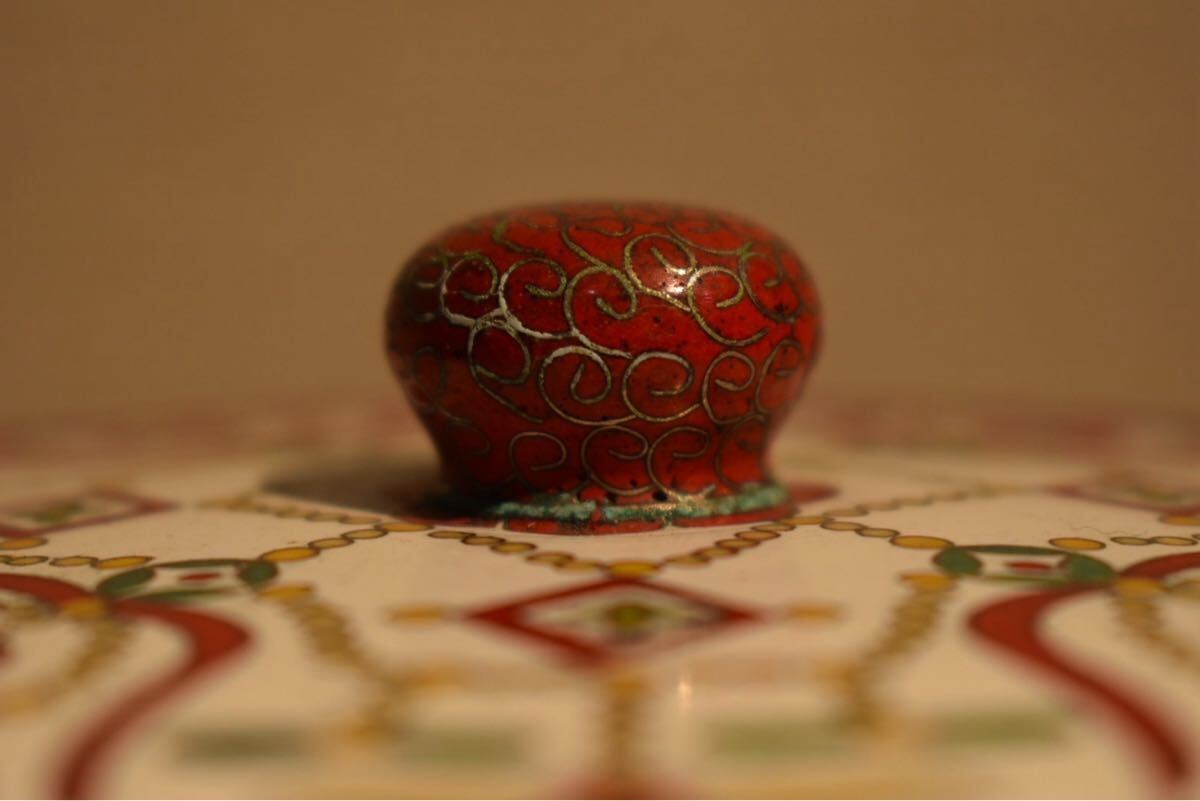 Yahoo!オークション - 【GE】Y810【コレクター所蔵品】時代 七宝 宝紋...