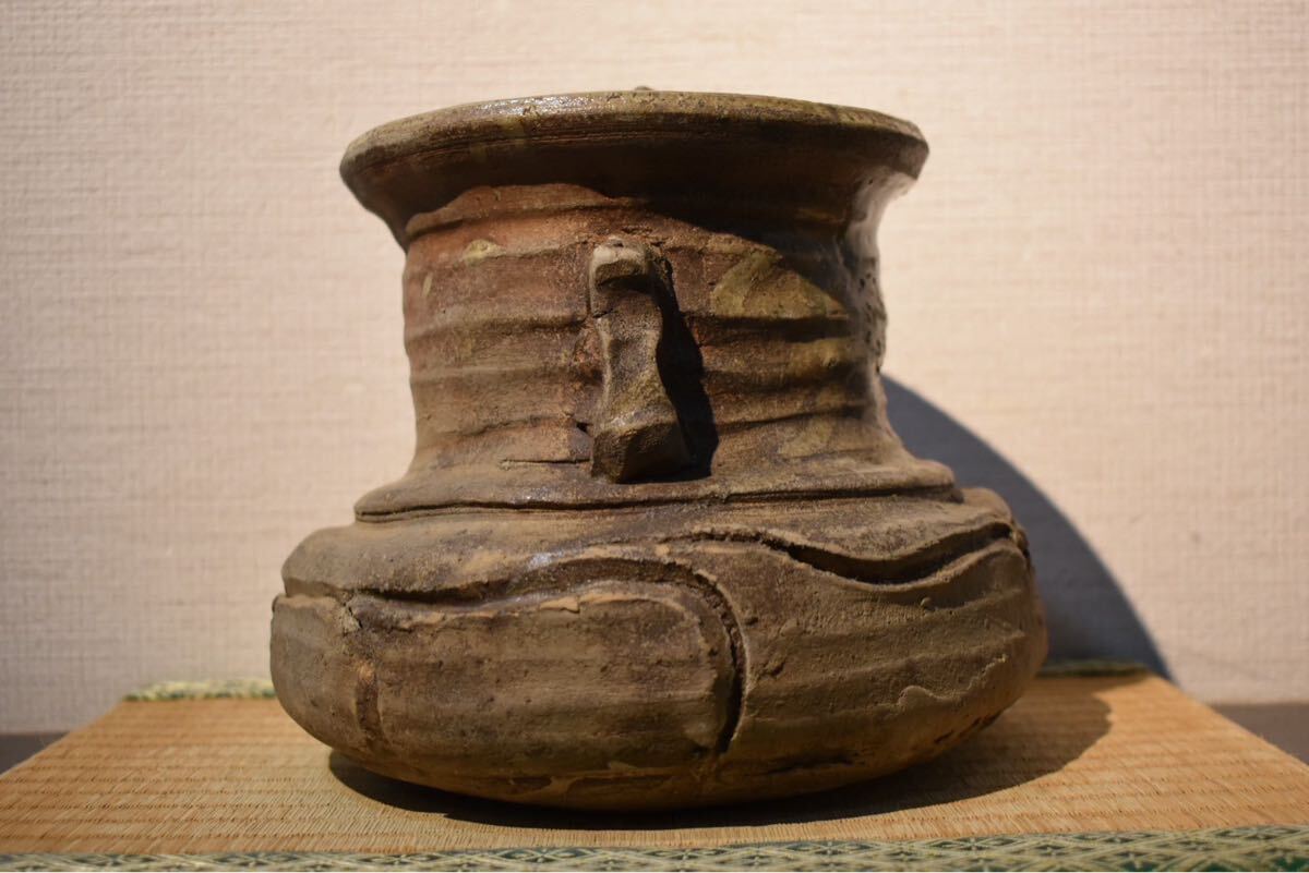 Yahoo!オークション - 【GE】E522【コレクター所蔵品】時代 伊賀双耳破...