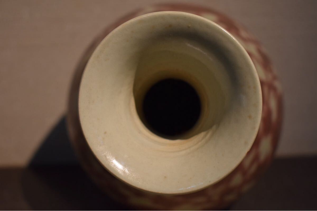 Yahoo!オークション - 【GE】M522【コレクター所蔵品】時代 釉裏紅花瓶...