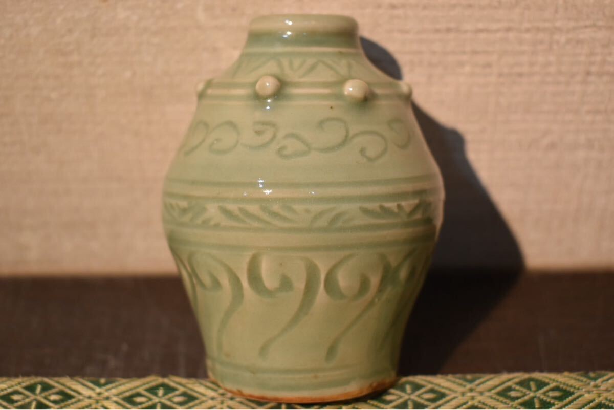 Yahoo!オークション - 【GE】M532【コレクター所蔵品】時代 青磁小瓶