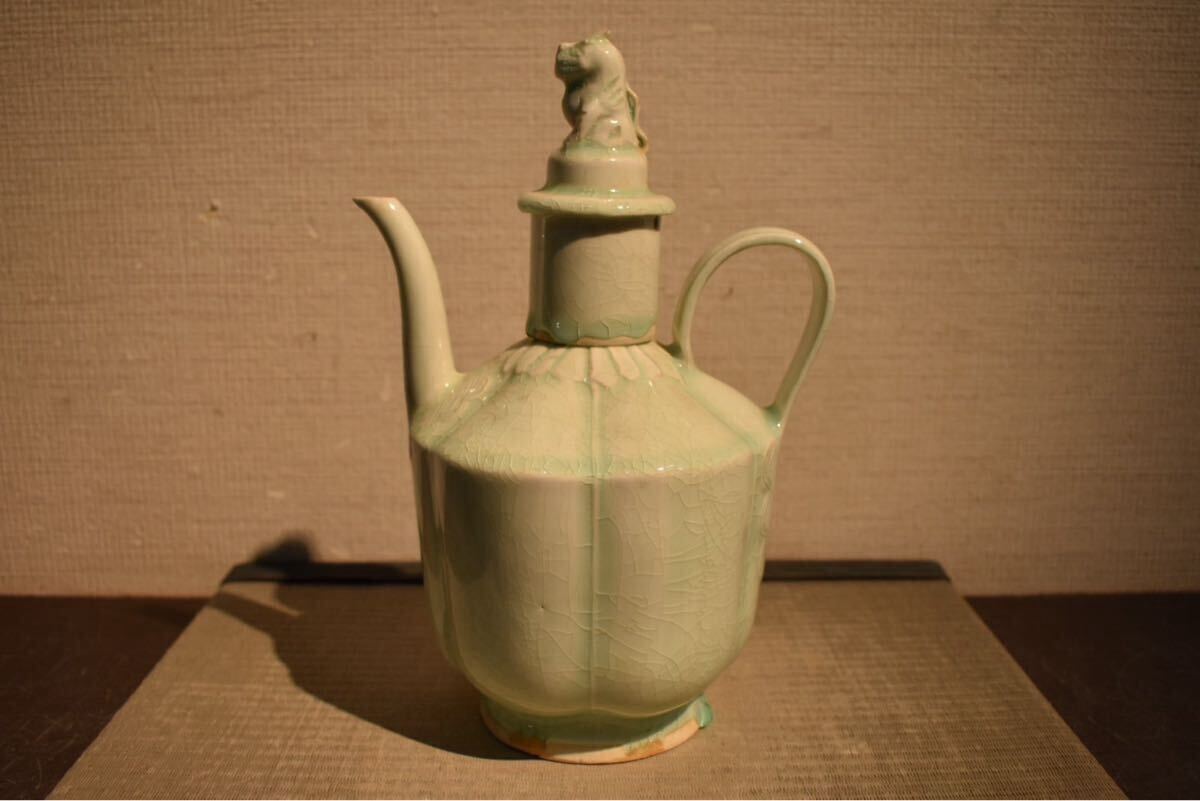 Yahoo!オークション - 【GE】Y895【コレクター所蔵品】時代 影青獣摘水...