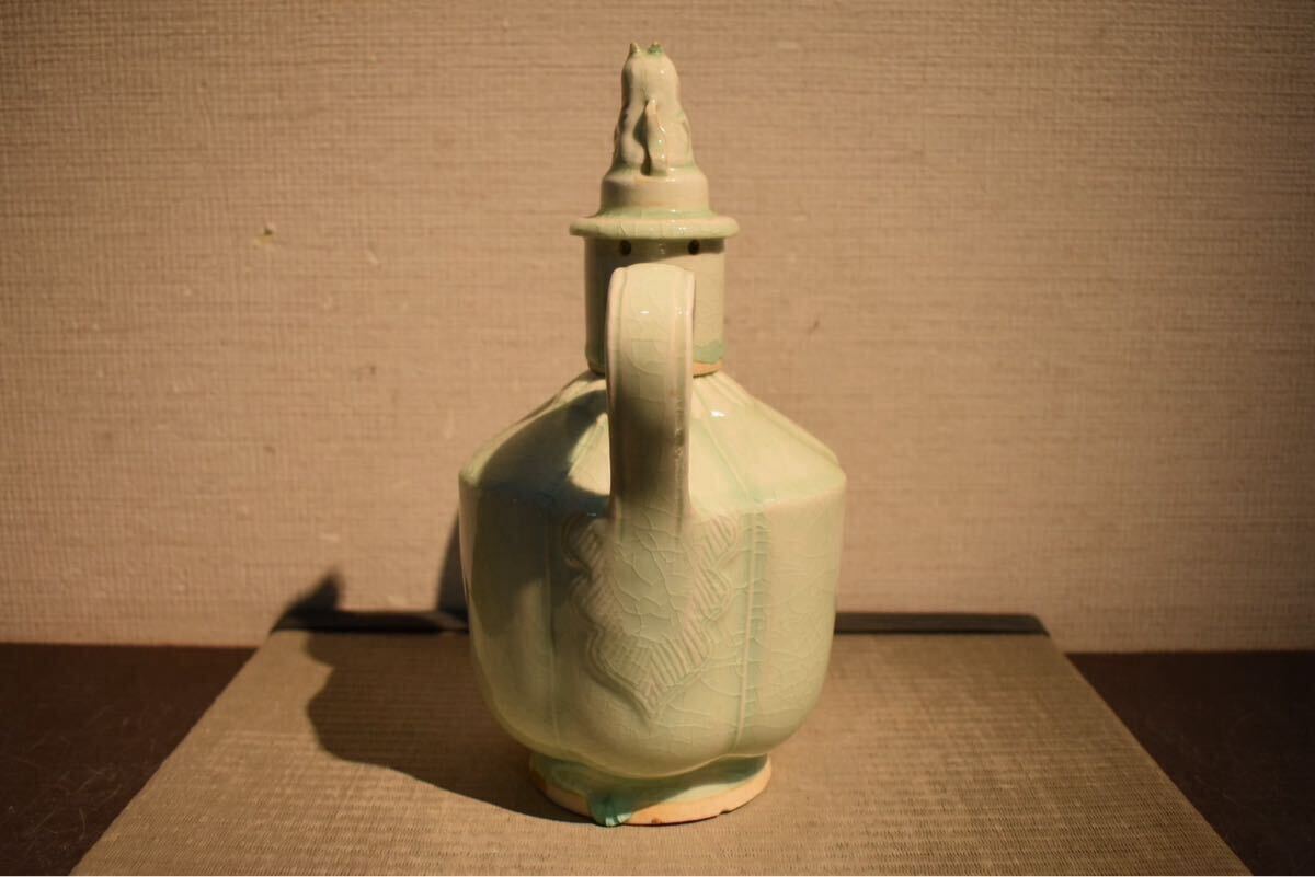 Yahoo!オークション - 【GE】Y895【コレクター所蔵品】時代 影青獣摘水...