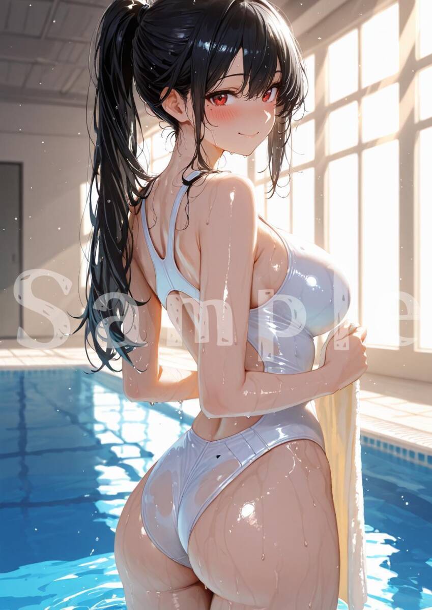 Yahoo!オークション - a258 パンチラ 風チラ オリジナル A4 アート ポ...