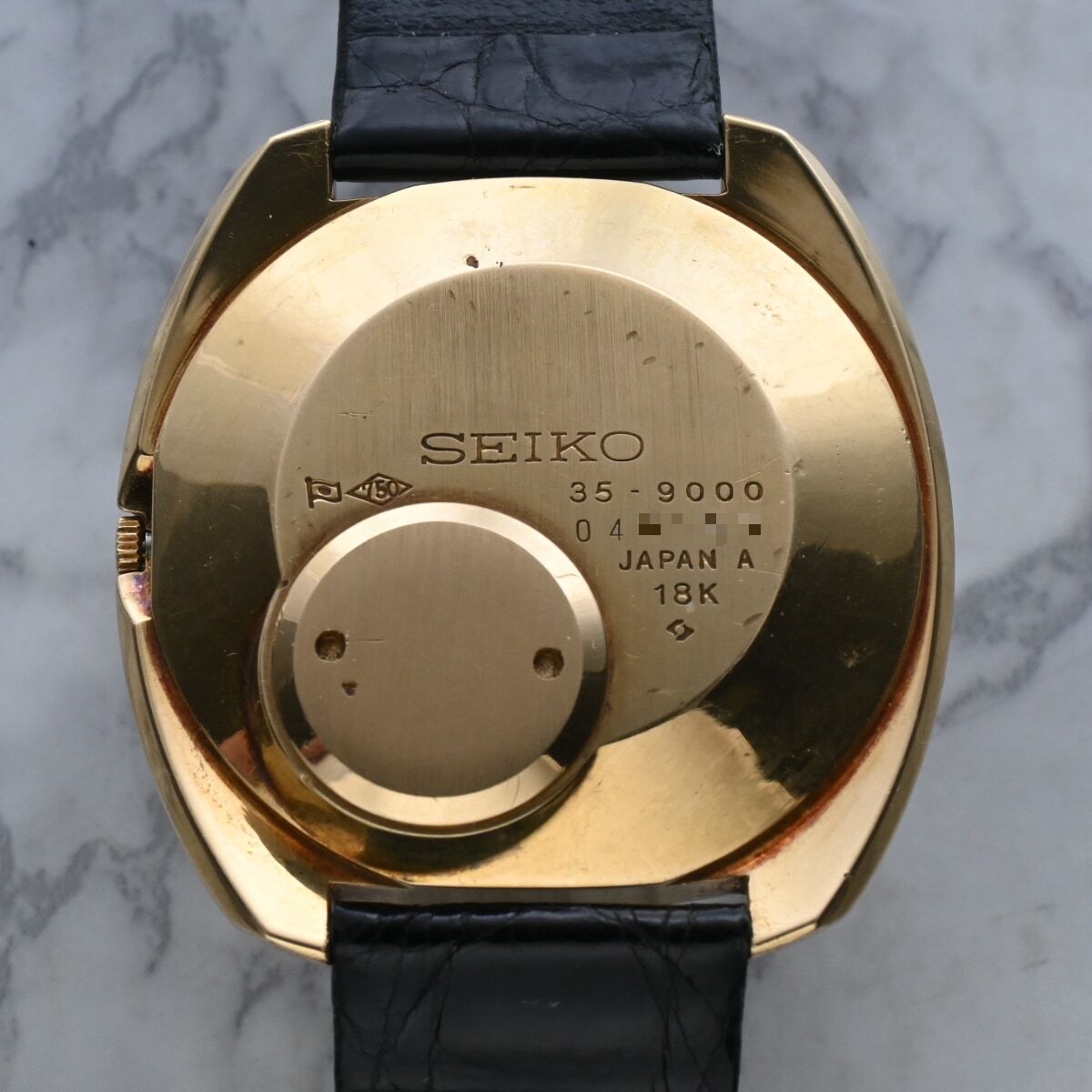 セイコー クオーツ アストロン 35SQ 18K 金無垢ケース 専用箱付き SEIKO QUARTZ ASTRON 35-9000 稼動確認済み(グランドセイコー)｜売買されたオークション情報 ...