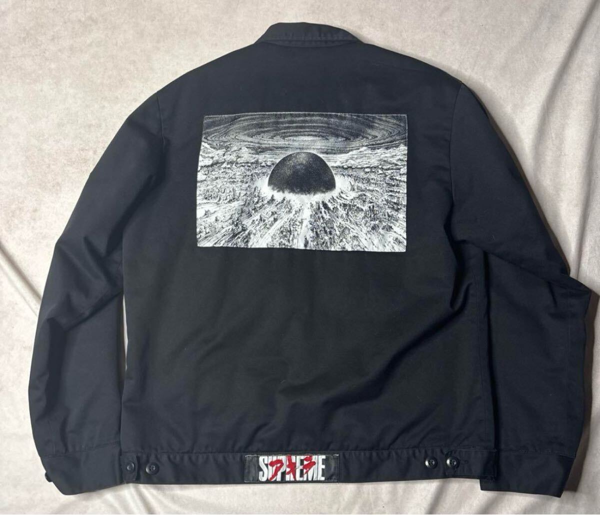 名品】Supreme ブラック カバーオール アニメ AKIRA アキラ L 名品】Supreme ブラック カバーオール アニメ AKIRA アキラ L