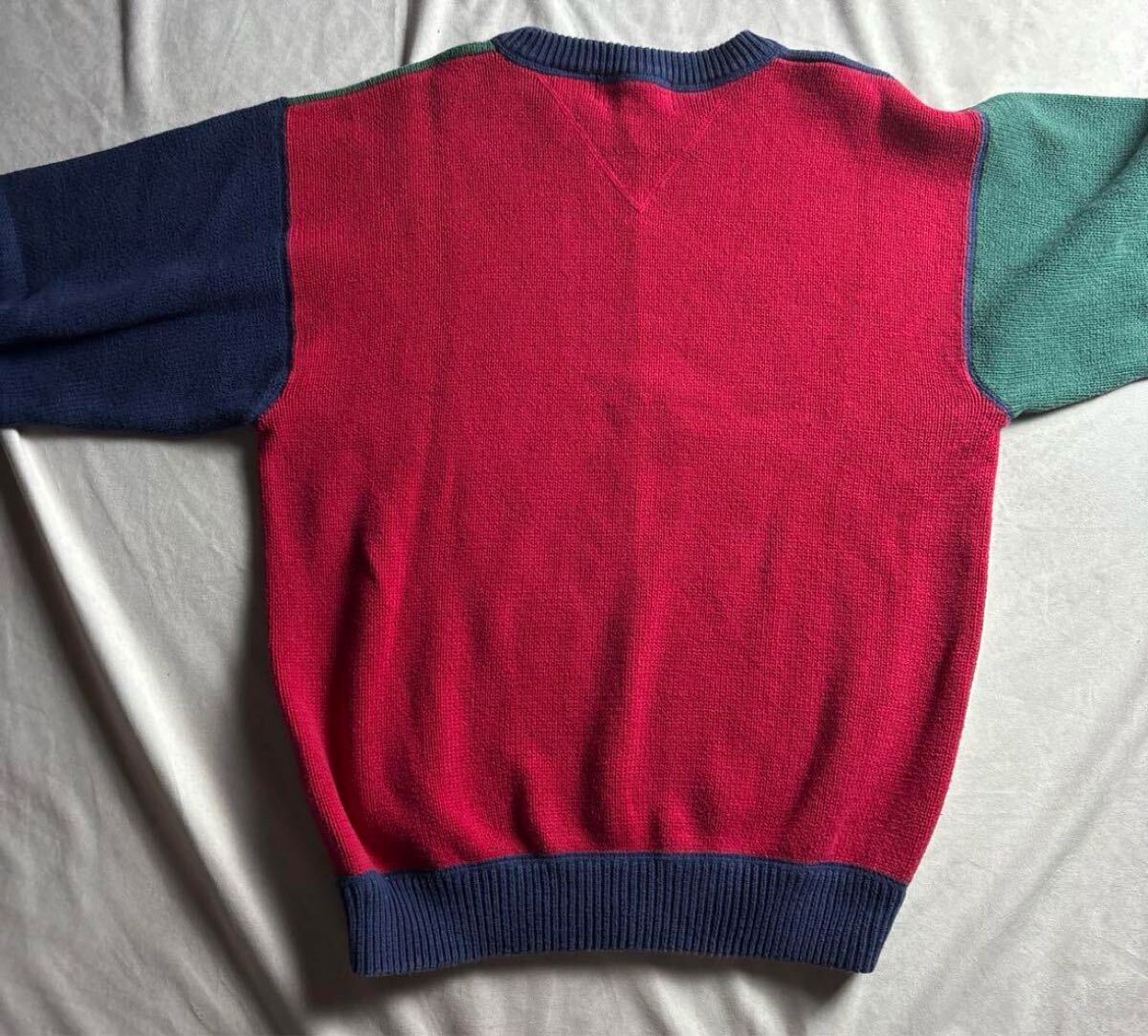 80〜90's】Eddie Bauer パッチワークセーター エディバウアー 80〜90's】Eddie Bauer パッチワークセーター エディバウアー