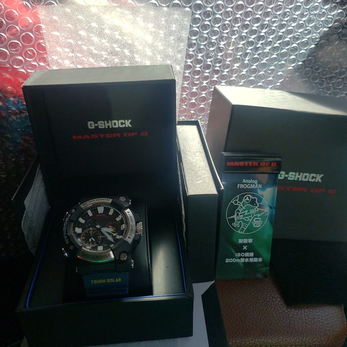 Yahoo!オークション - 超美品アナログフロッグマン MASTER OF G GW-F-...