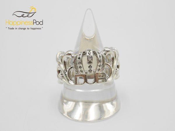 Yahoo!オークション - ダブ DUB ラインストーン クラウン リング SV925...