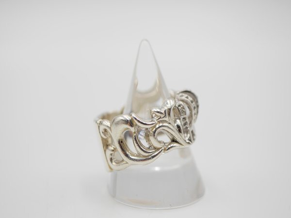 Yahoo!オークション - ダブ DUB ラインストーン クラウン リング SV925...