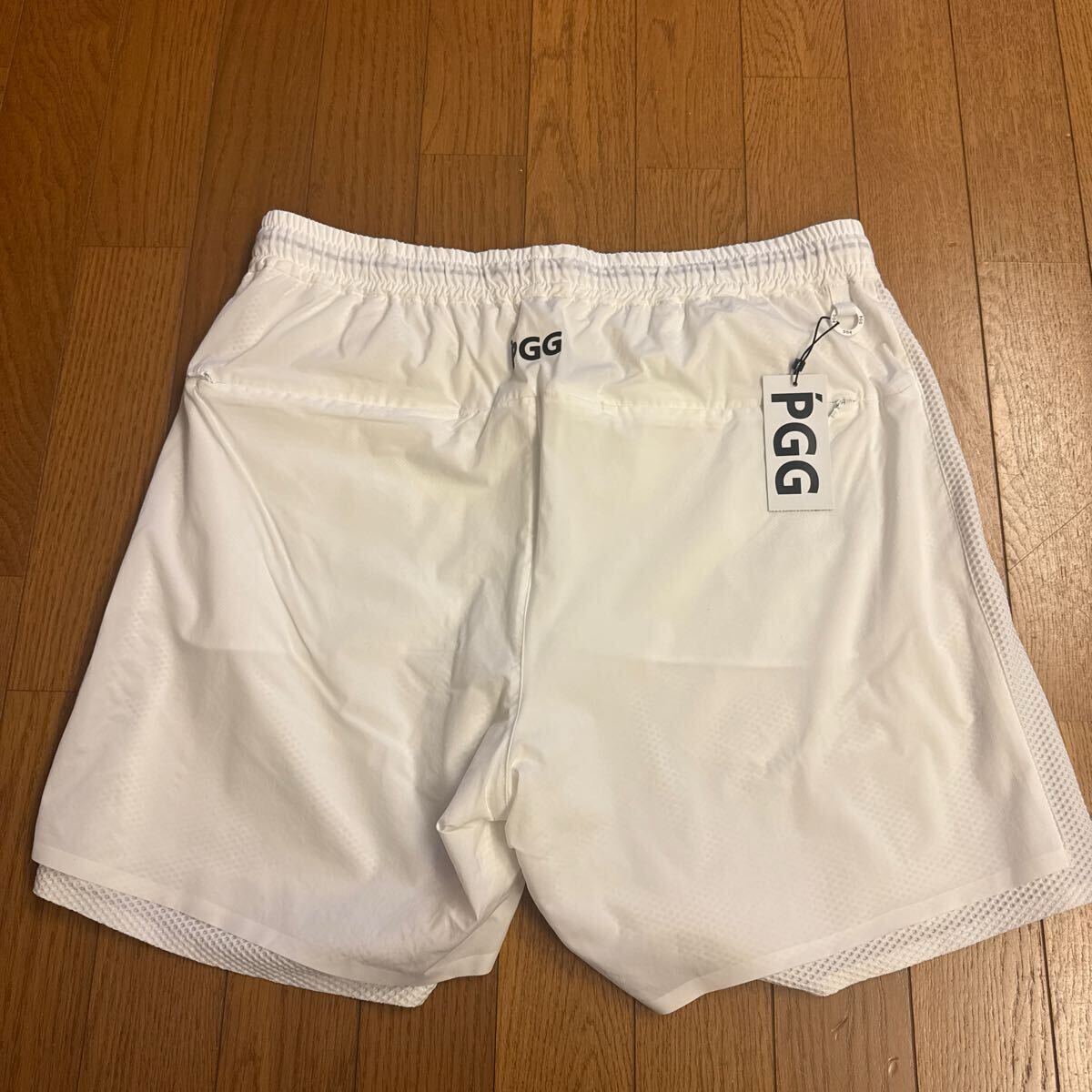 Yahoo!オークション - PGG 涼しいショートパンツ 白 6(LL) 大きめの男...