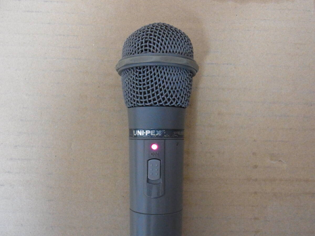 Yahoo!オークション - UNI－PEX ワイヤレスマイクロフォン WM－8030A ...