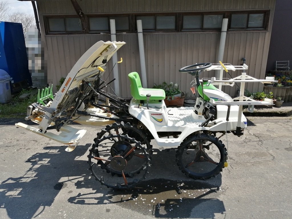 Yahoo!オークション - ヤンマー 田植機 Pe-1X 4条植え ガソリン 田植え