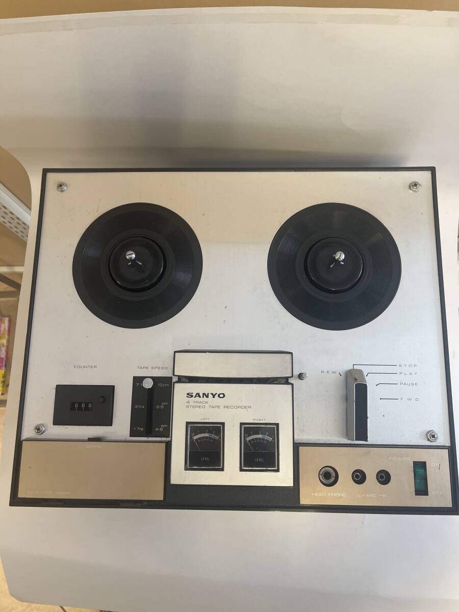 Yahoo!オークション - SANYO 4トラック ステレオ テープレコーダー 昭...