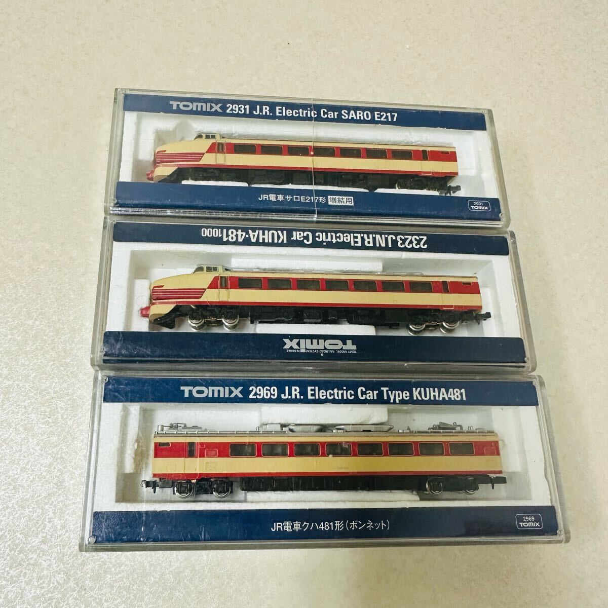 Yahoo!オークション - TOMIX 2969 JR電車クハ481形 2323国鉄電車クハ48...