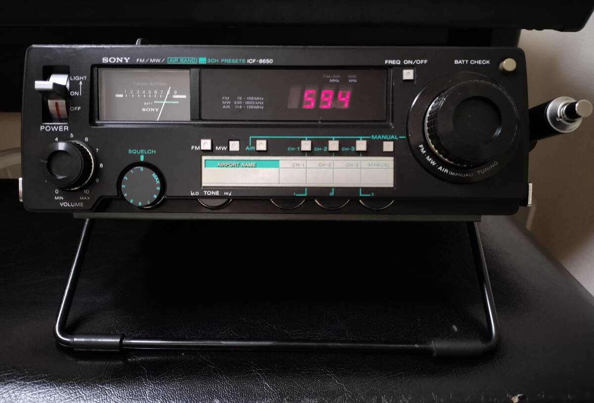Yahoo!オークション - SONY (ソニー) ICF-8650 FM/MW/AIR 3BAND RECEIV...