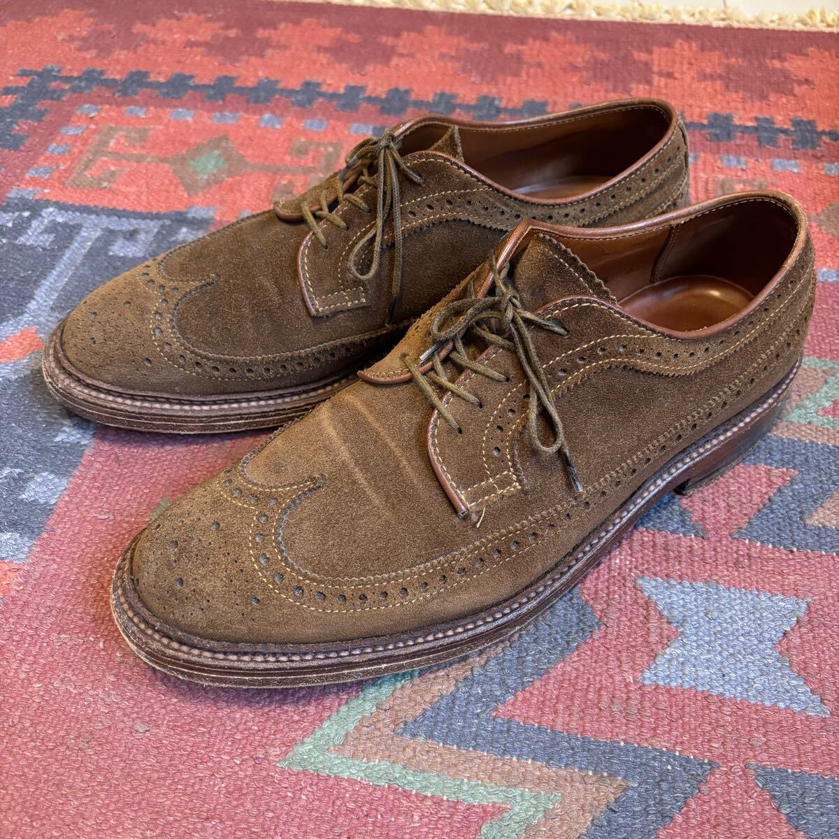 Yahoo!オークション - オールデン ALDEN 9794 ウイングチップ ブラウン...