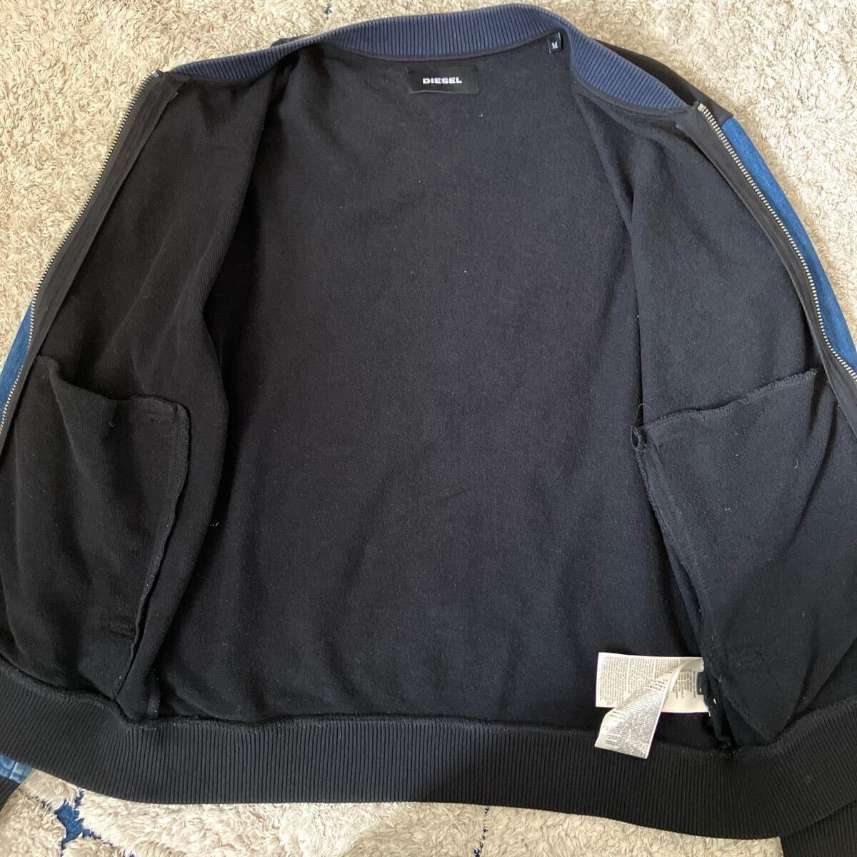 美品◇XLサイズ相当!DIESEL ディーゼル デニム切替 ジャケット 美品◇XLサイズ相当!DIESEL ディーゼル デニム切替 ジャケット