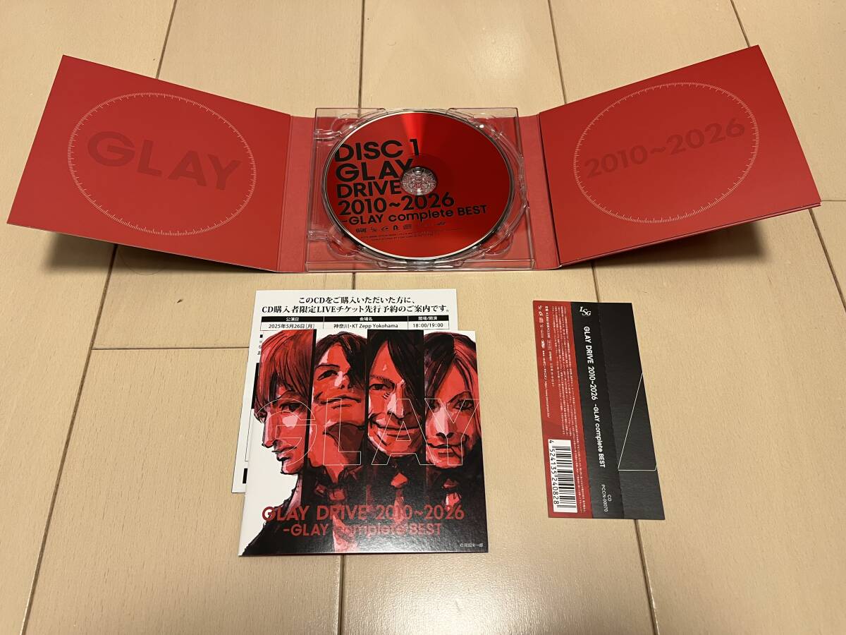 Yahoo!オークション - GLAY/Drive 2010~2026-GLAY complete BEST CD2枚...